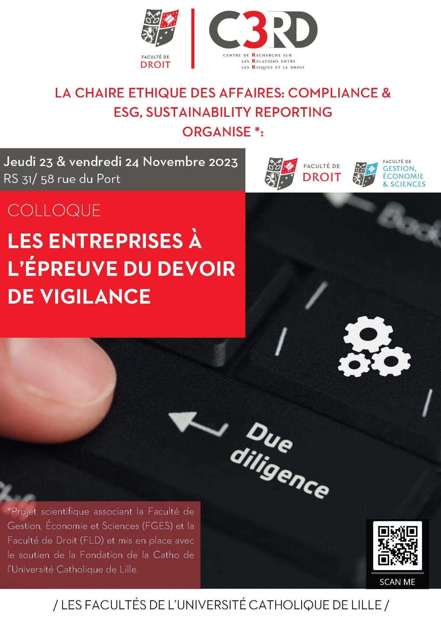 Colloque "Les entreprises à l’épreuve du devoir de vigilance"